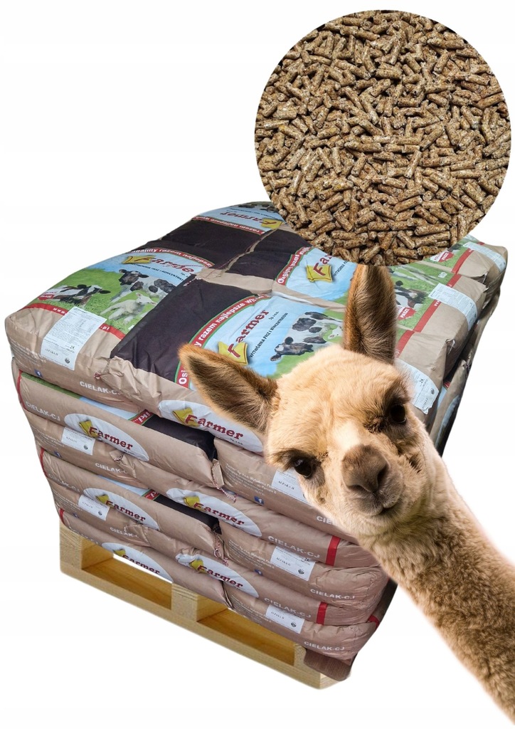 Farmer Alpaka II - Mieszanka paszowa uzupełniająca dla Alpak 1 tona ...