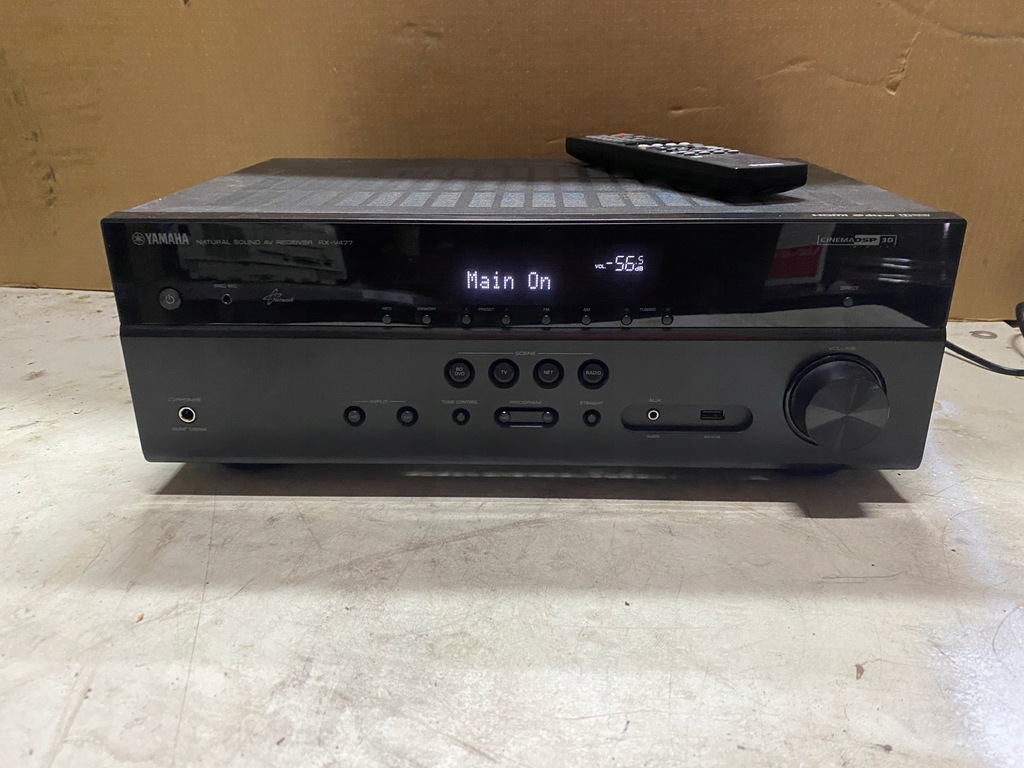 Amplituner Yamaha RX-V477 sieciowy 5.1 Pilot - 12705651676 - oficjalne ...