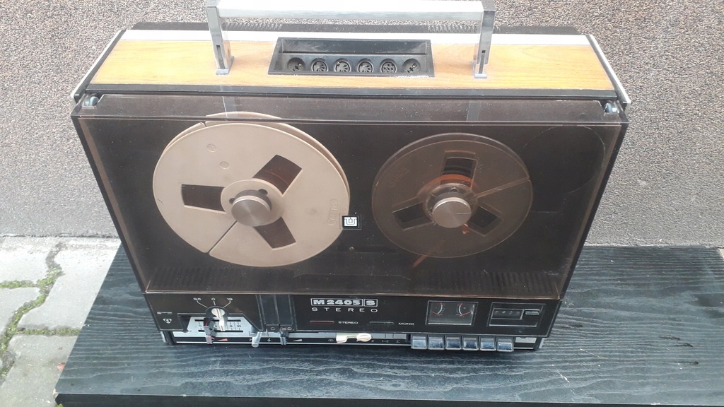 Magnetofon szpulowy Unitra ZRK M2405s - 12998340859 - oficjalne archiwum Allegro