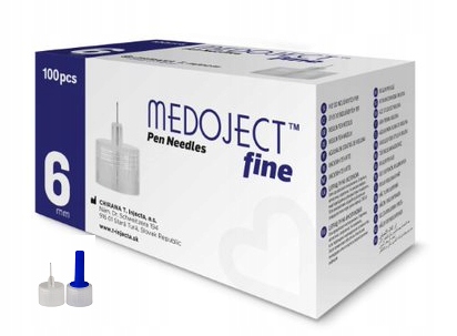 Igły MEDOJECT fine 32G 0,25 x 6 mm 100 szt - 10824987101 - oficjalne ...