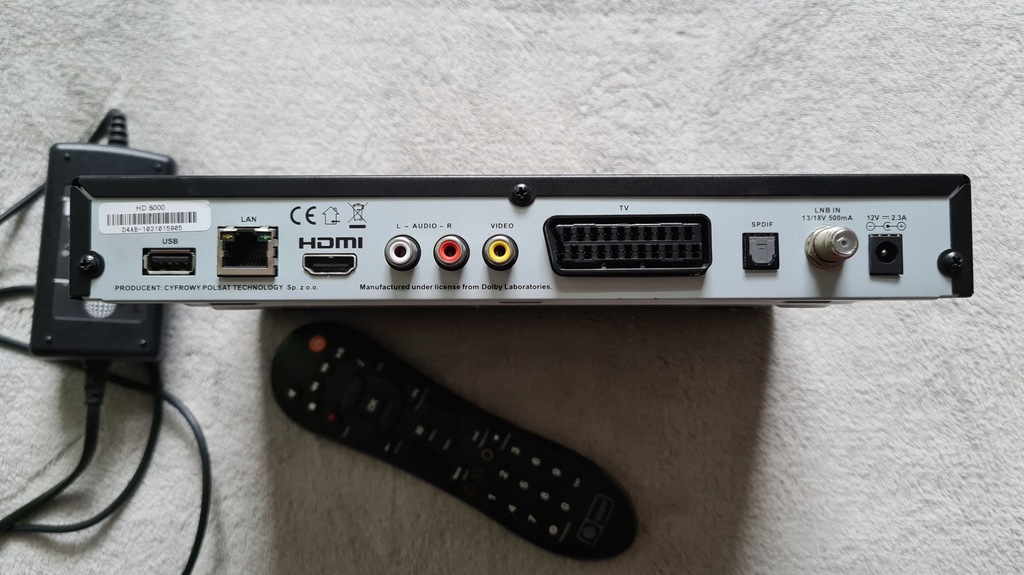 Dekoder Cyfrowy Polsat HD5000 - 11166710911 - oficjalne archiwum Allegro
