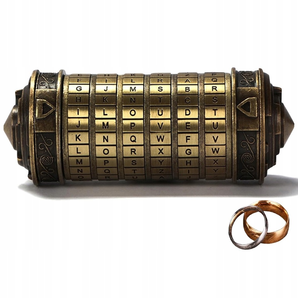 ZAMEK KOD DA VINCI BLOKADA ŁAMIGŁÓWKI CRYTEX WALENTYNKI URODZINY PREZENT - 14448254149 ...