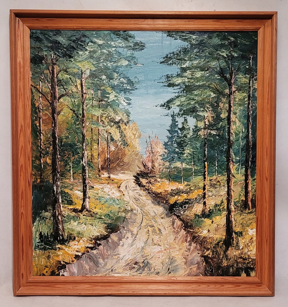 K.JACOBSEN - „ DUKT LEŚNY ”, piękny obraz olejny - 13438707274 ...