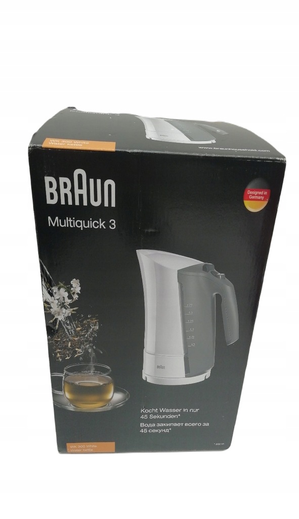 CZAJNIK ELEKTRYCZNY BRAUN MLTIQUIK 3 WK 300 1,7 L - 12467982693 - oficjalne archiwum Allegro
