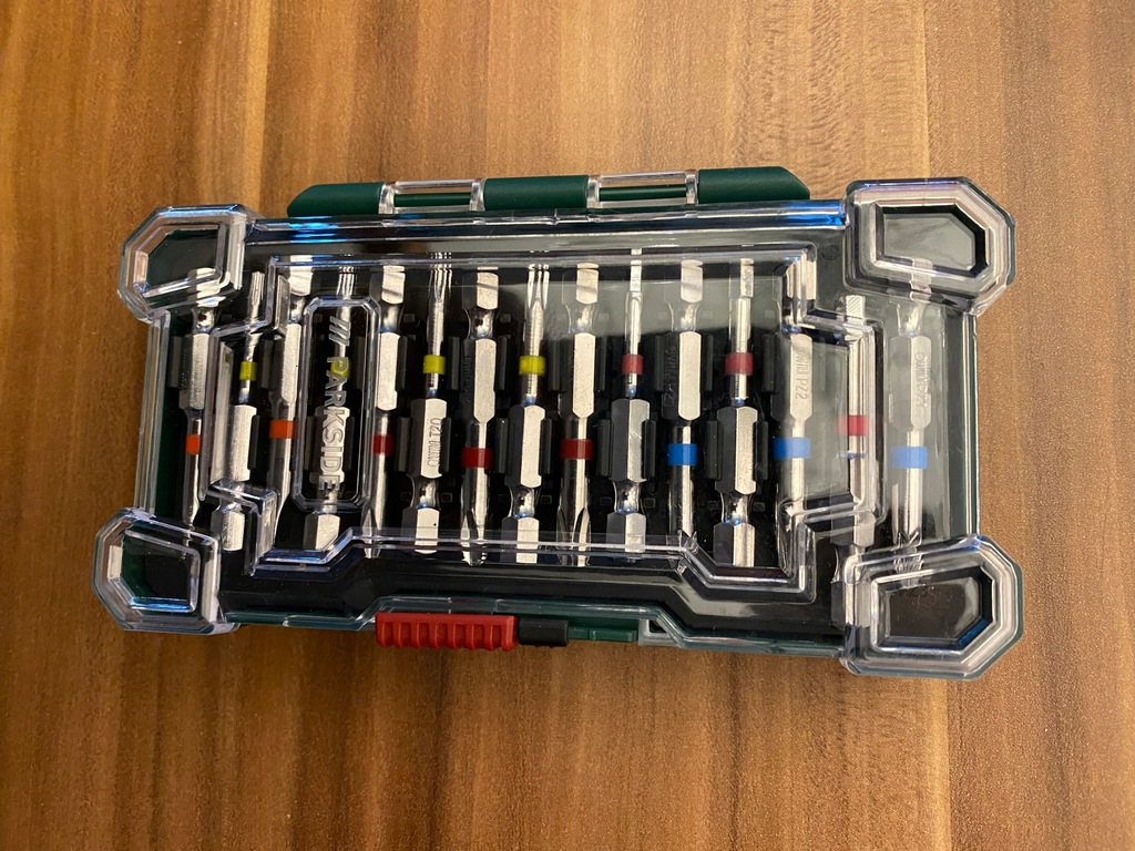 Parkside Bit set 15el. Nowy. - 13356101394 - oficjalne archiwum Allegro