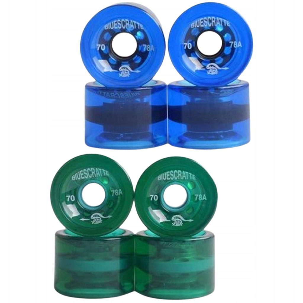 8x 8pcs Durable Skateboard Wheels Replacement PU Roller Cruiser Repair ...