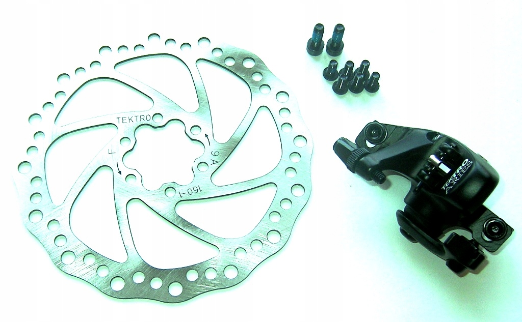 TEKTRO ARIES MD-M300 PRZÓD 160mm XC MTB Maraton - 8273599607 ...