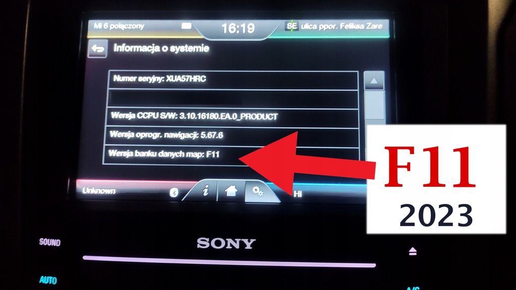FORD Sync 2 Mapy F11 Nawigacja 2023 Mondeo Kuga - 13145431247 ...