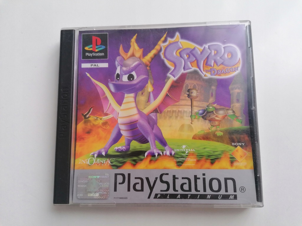 SPYRO THE DRAGON PSX PS1 PAL * ENG - 12048864963 - oficjalne archiwum ...
