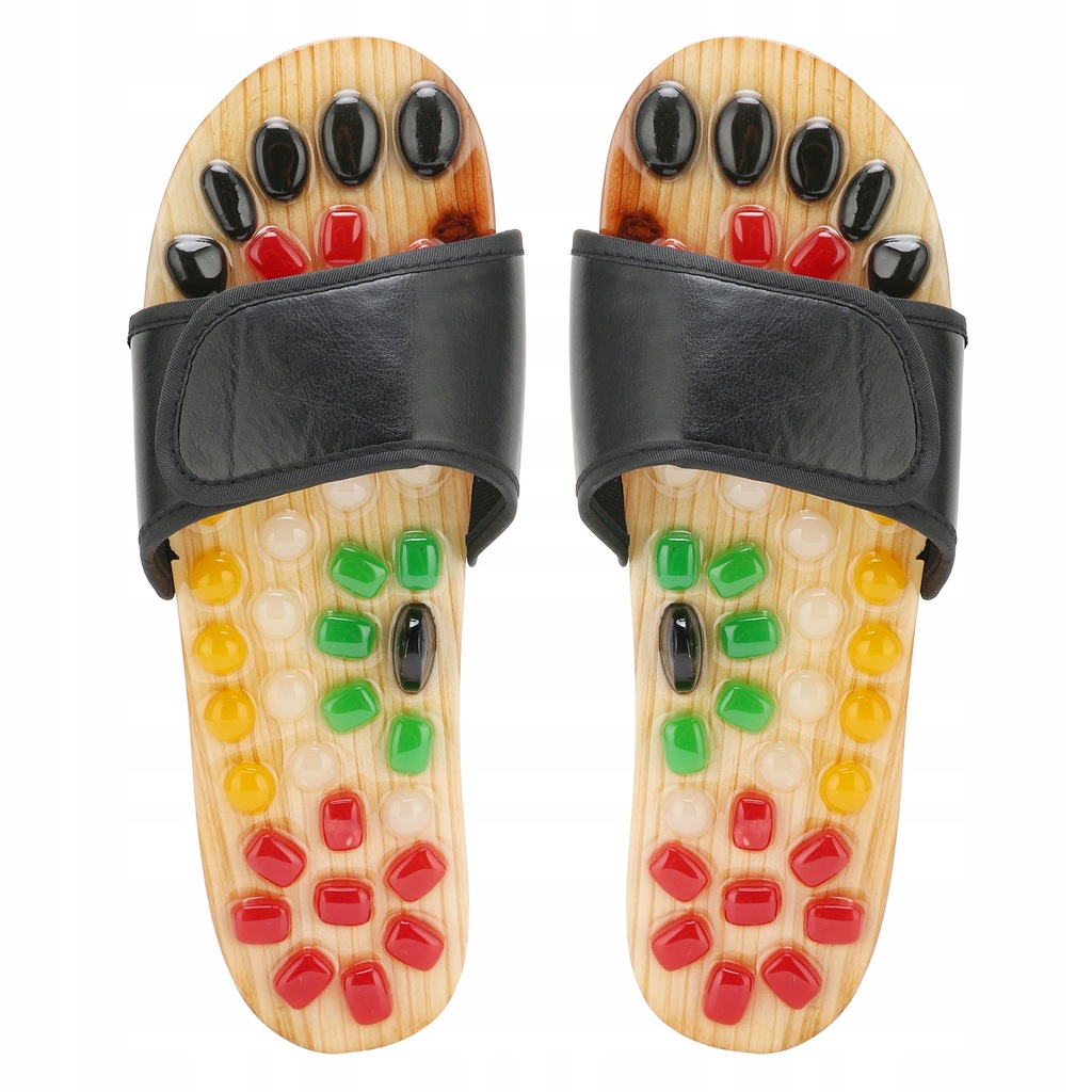 Akupresura Masażer do stóp Kapcie Refleksologia - 12938304848 ...