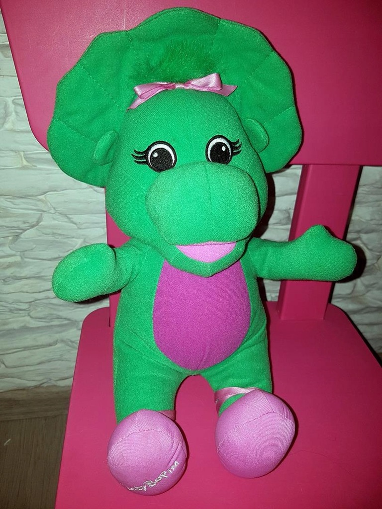 MASKOTKA BARNEY DINOZAUR MAŁA BOO 35CM - 12595412951 - oficjalne ...
