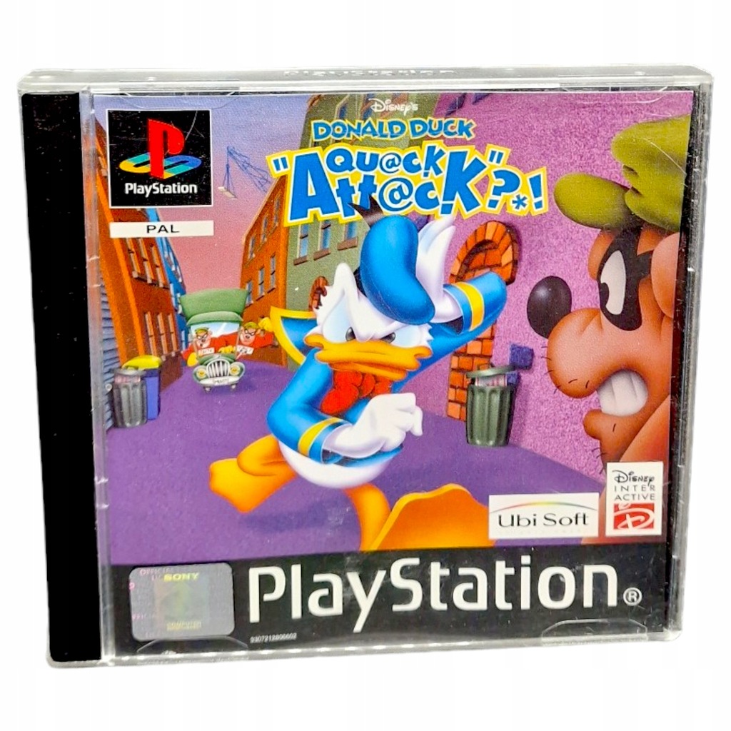 Gra DISNEY'S DONALD DUCK QUACK ATTACK PS1 Sony PlayStation PSX PS1 PS2 ...