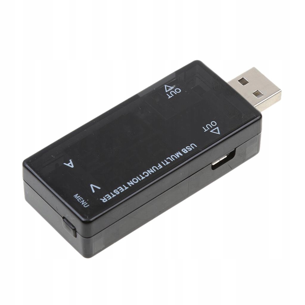 Dual USB Digital Power Meter Tester Multimeter Current and Voltage Test ...