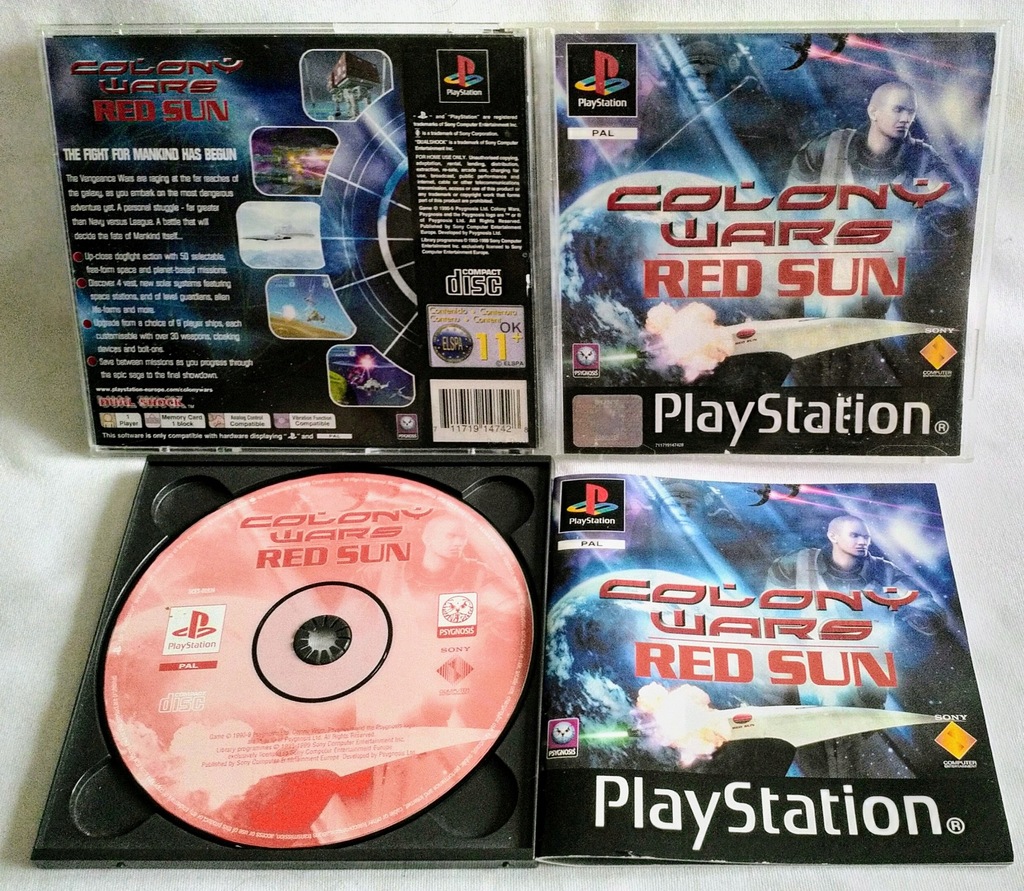 Colony Wars: Red Sun PS1 Sony PlayStation (PSX) - 13056274041 ...