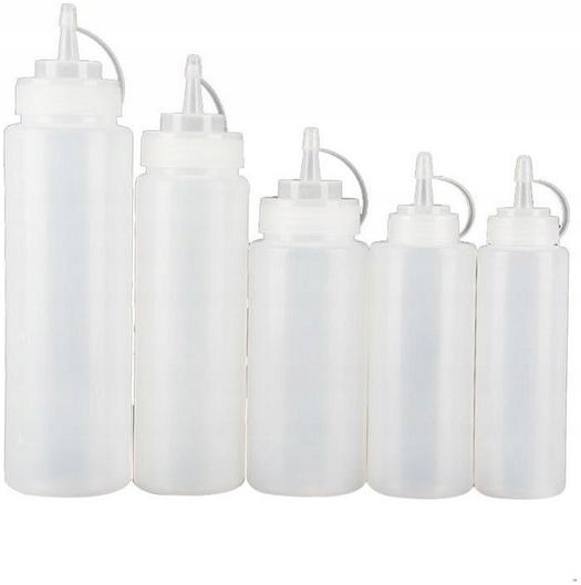 Butelka PE/PP 360ml z kapturkiem do dozowania płyn - 14363580014 - oficjalne archiwum Allegro