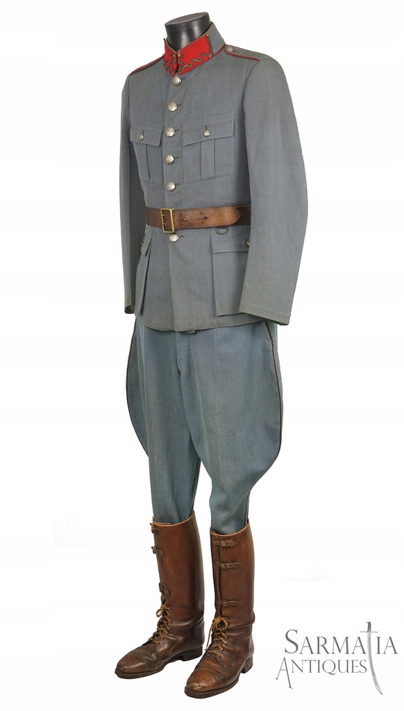 II RP – Mundur Oficera Błękitnej Armii Hallerowski - 14138790385 ...