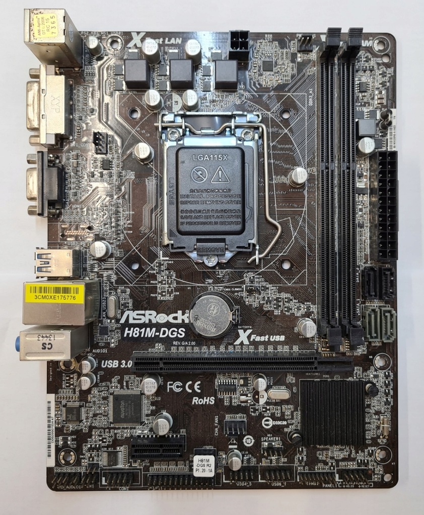 Płyta główna ASRock H81M-DGS R2.0 Micro ATX - 12133460463 - oficjalne ...