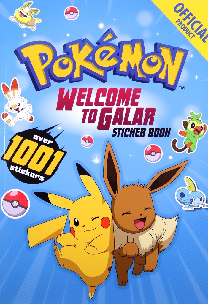 POKEMON WELCOME TO GALAR 1001 STICKER BOOK - THE P - 12833094311 ...