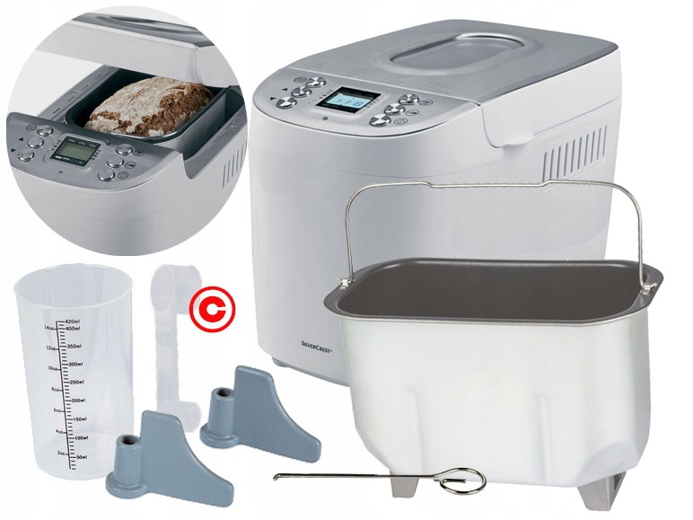 SILVERCREST SBB850 850W do pieczenia chleba Polski - 11155872244 - oficjalne archiwum Allegro