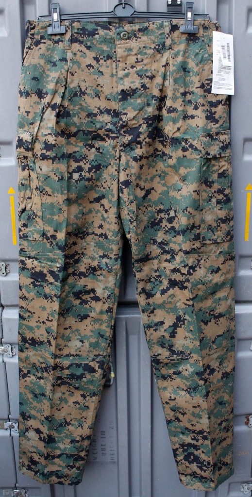 Spodnie USMC MCCUU MARPAT LARGE LONG NOWE - 12403424844 - oficjalne ...