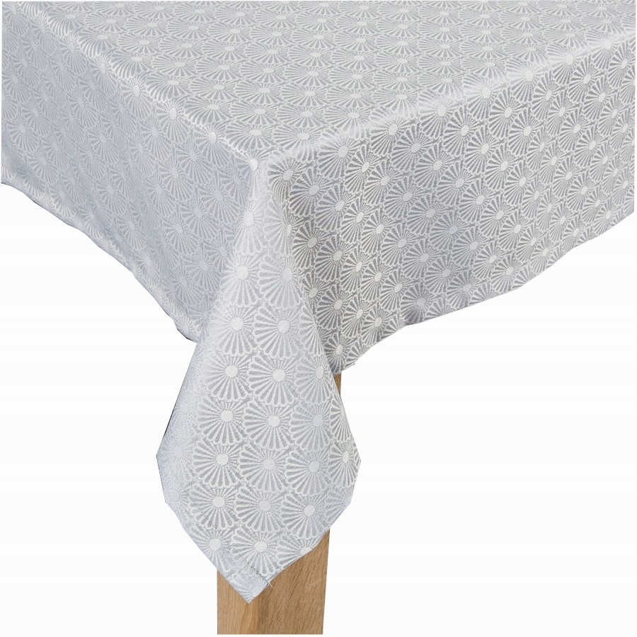 Obrus 140x220 plamoodporny hydrofobowy GRETA szary - 11322464811 - oficjalne archiwum Allegro