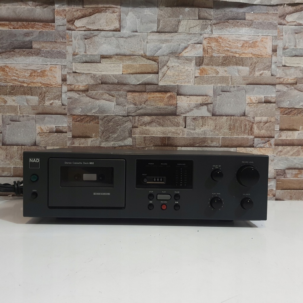 Magnetofon kasetowy NAD 602 czarny, tytanowy - 13502598908 - oficjalne ...