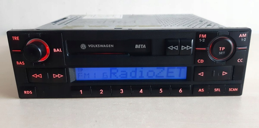 RADIO VW BETA V PASSAT GOLF T4 T5 POLO SHARAN +KOD - 13648013776 - oficjalne archiwum Allegro