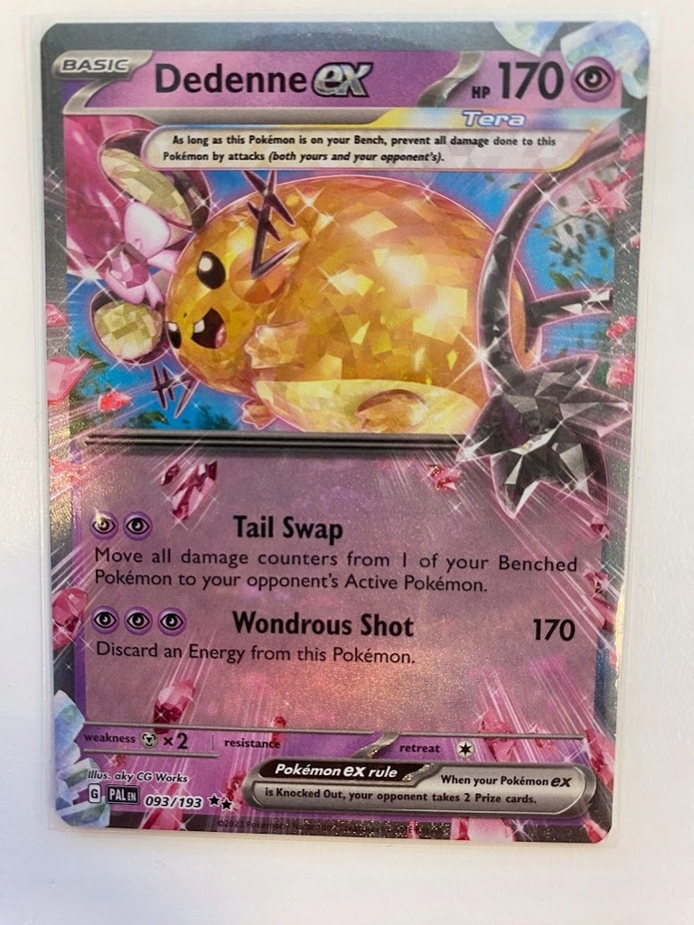 Pokemon TCG Dedenne ex (PAL 093) Paldea Evolved - 13816737367 ...