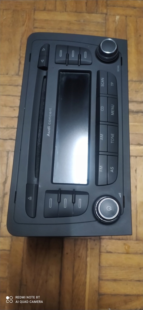 AUDI A3 8P 8P0035186P RADIO CD CONCERT rozkodowane - 12912429273 - oficjalne archiwum Allegro