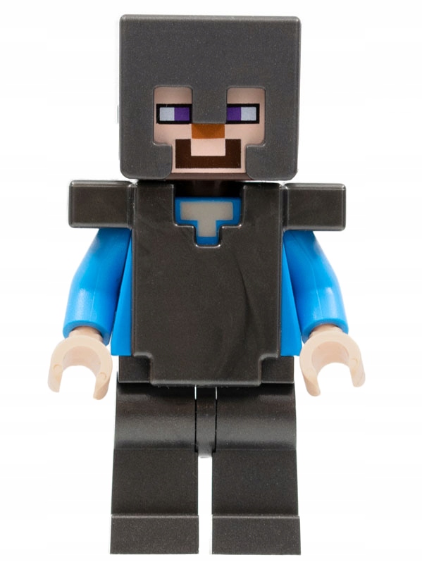 LEGO Figurka Minecraft Steve Zbroja 21172 min098 - 12115146076 ...