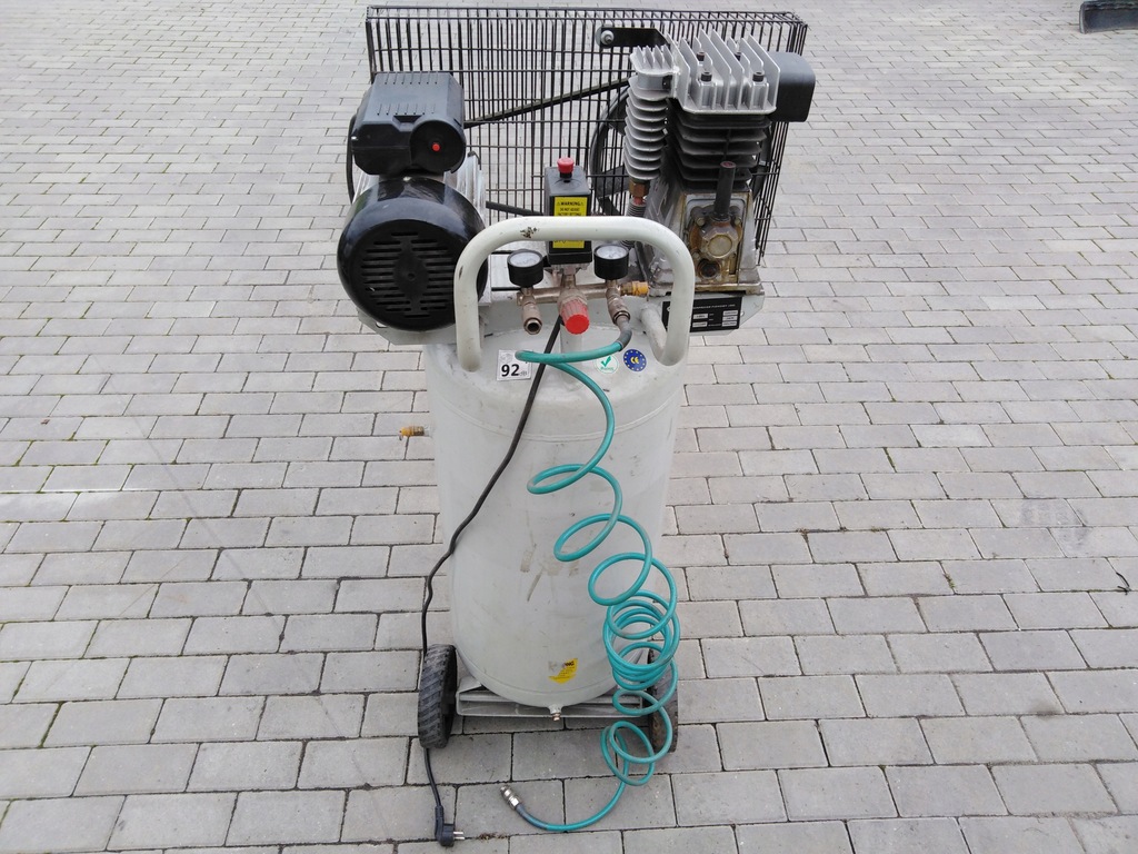 Geko 100l 2,2kw KOMPRESOR pionowy SPRĘRZARKA - 11180371421 - oficjalne ...
