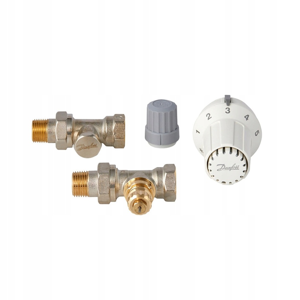Danfoss Zestaw z termostatem RA 3 elementy 1/2 pro - 12559514550 - oficjalne archiwum Allegro