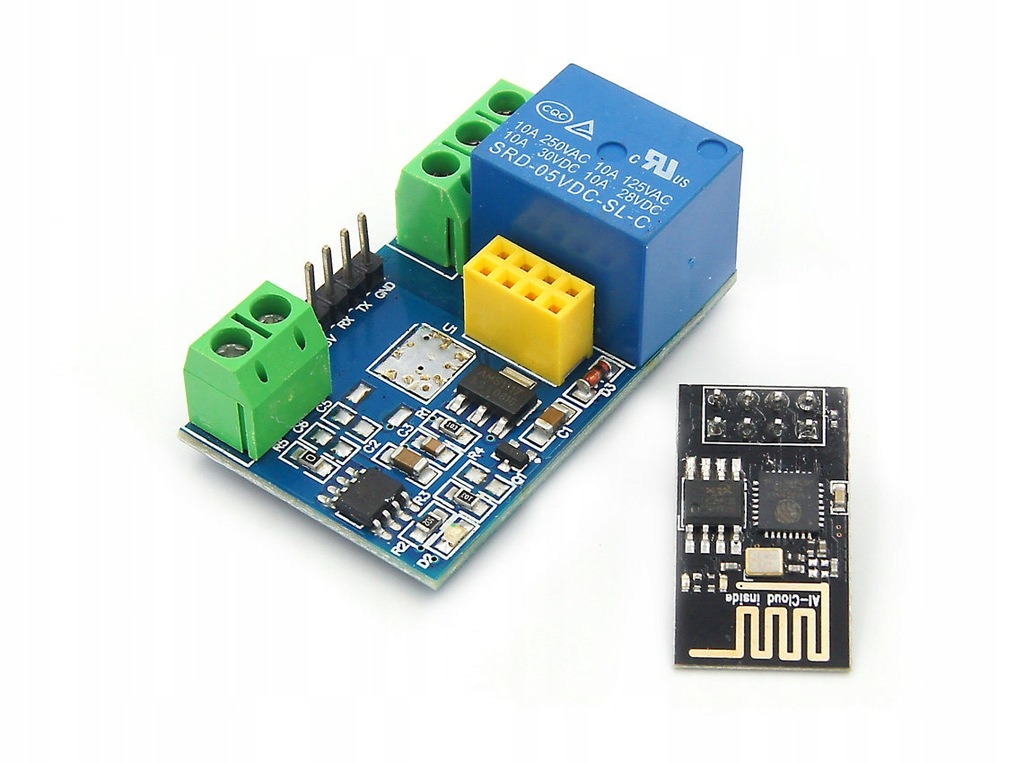 Купить Реле с Wifi Esp 01 Esp8266 1mb Flash Arduino отзывы фото и характеристики на