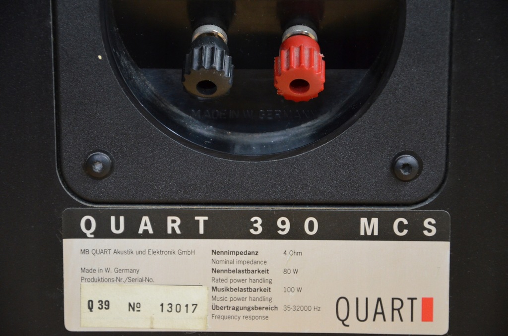 KOLUMNY MB QUART 390 MCS - Moving Control System - 7592483104 ...