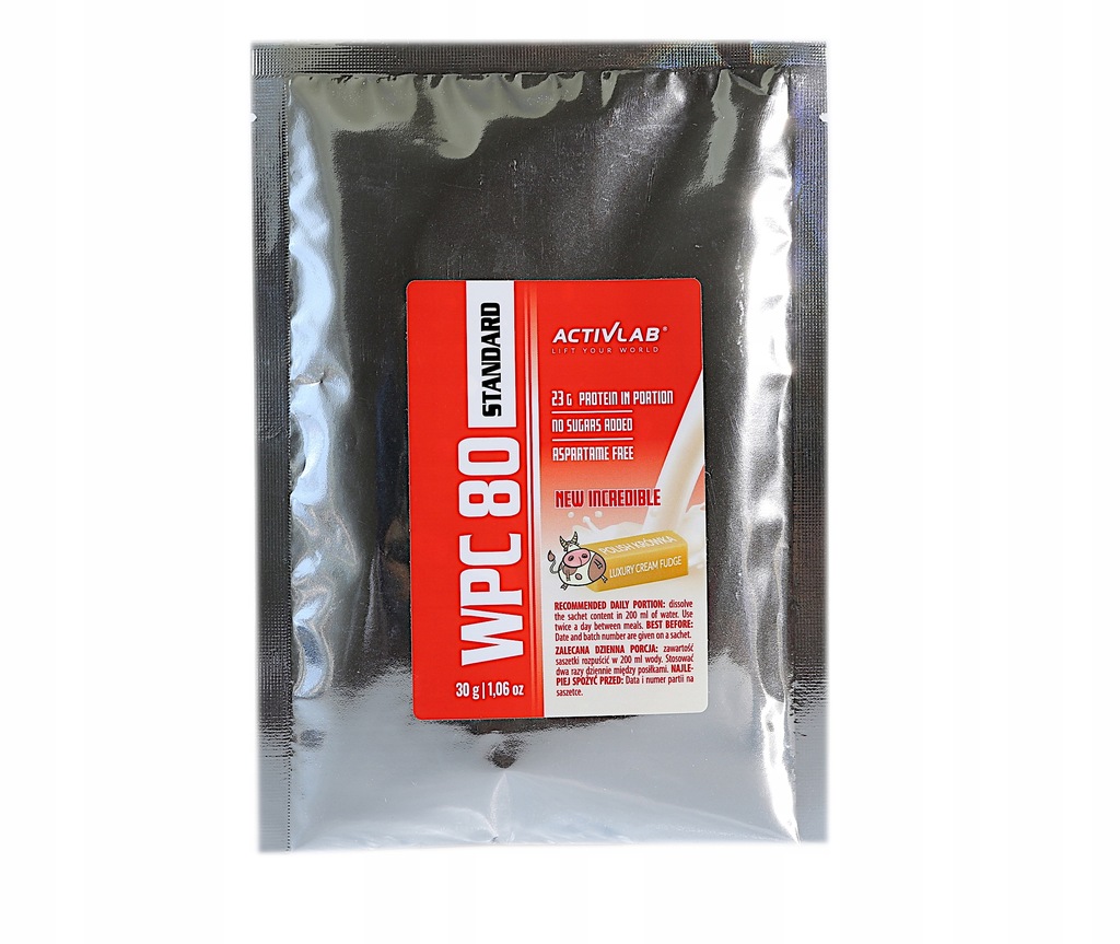 ACTIVLAB WPC 80 STANDARD BIAŁKO SMAK KRÓWKI - 10670362082 - oficjalne archiwum Allegro