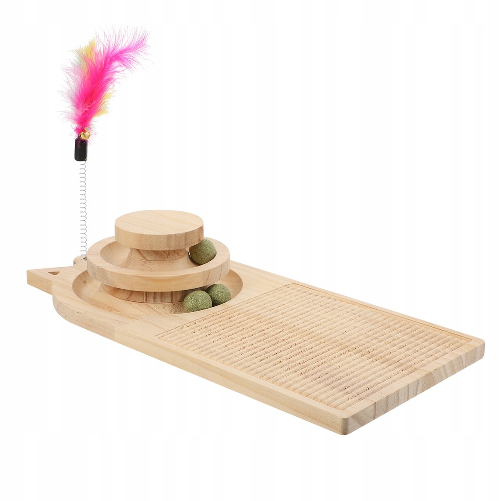 Round Cat Scratcher Wood Toys Circle Kittens - 13597684840 - oficjalne ...