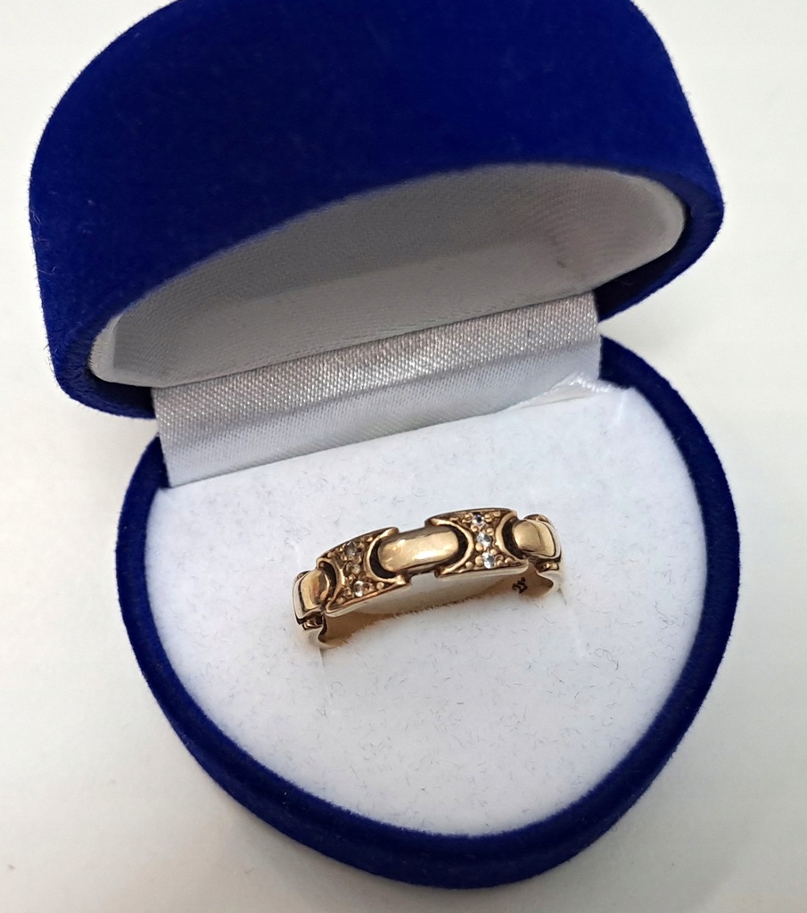 Pierścionek złoty p.333 2,74g R.16 - 13108826035 - oficjalne archiwum Allegro