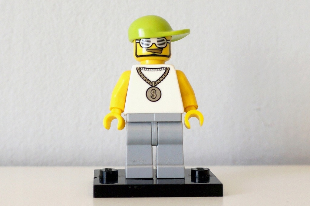 Lego figurka ludzik - Raper - 9162683551 - oficjalne archiwum Allegro