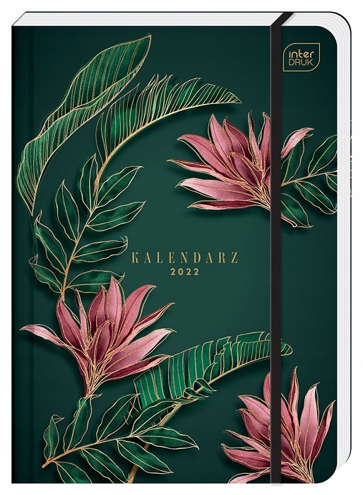 KALENDARZ PLANER KSIĄŻKOWY INTERDRUK A5 192 FLOWER - 11182912220 ...