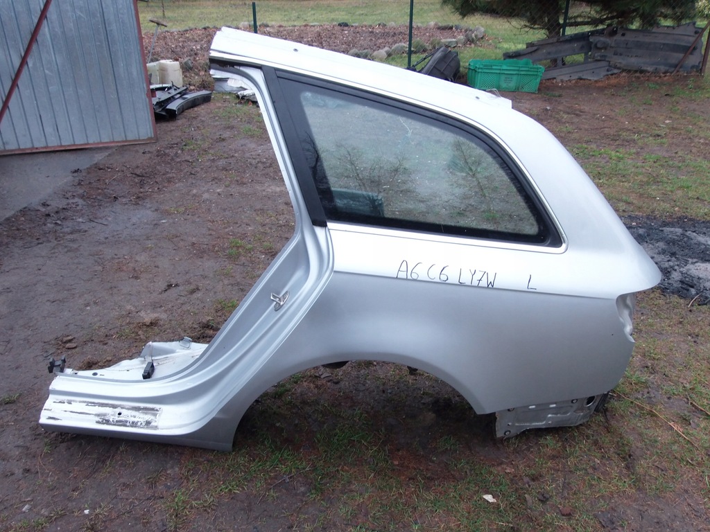 BLOTNIK CWIARTKA LEWY TYL LY7W AUDI A6 C6 4F5 EUROPA KOMBI ...