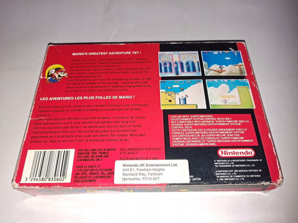 Купить Super Mario World / Набор в коробке / 3xA / SNES: отзывы, фото и ...