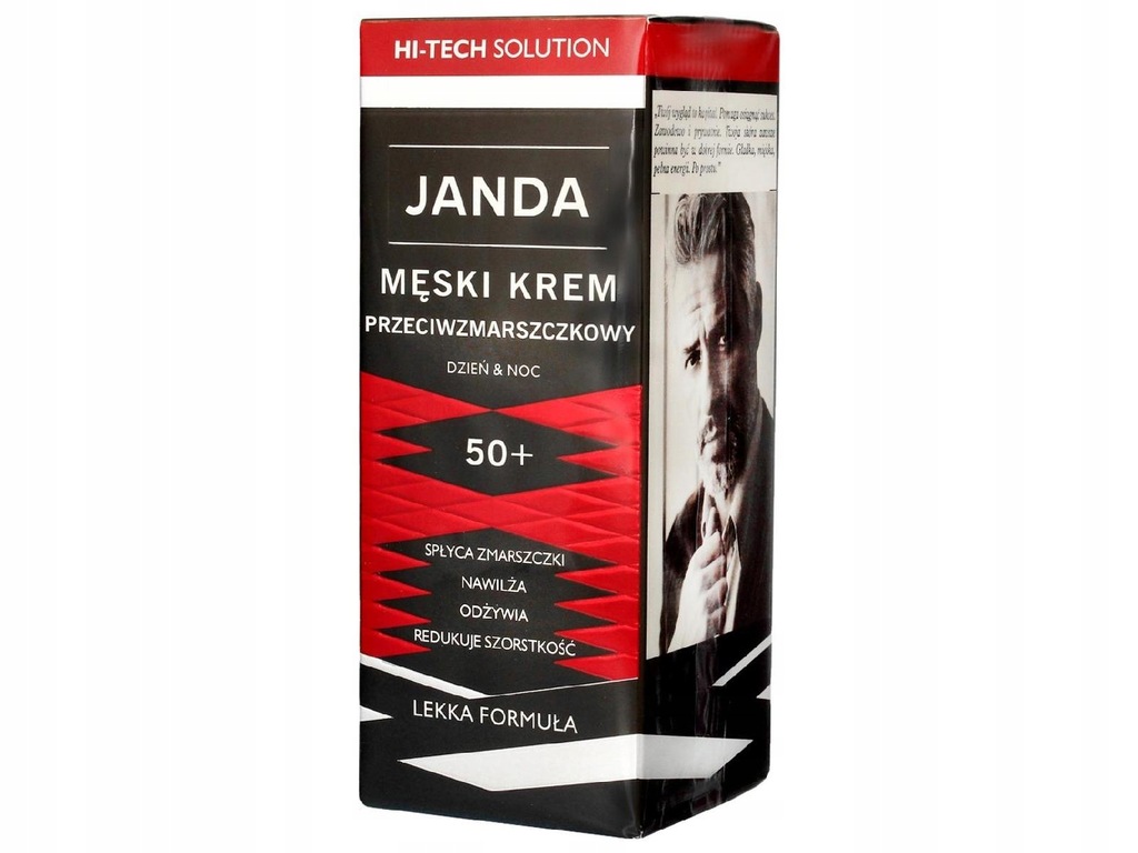 JANDA Men Męski Krem przeciwzmarszczkowy 50+ 50ml - 11092906121 ...