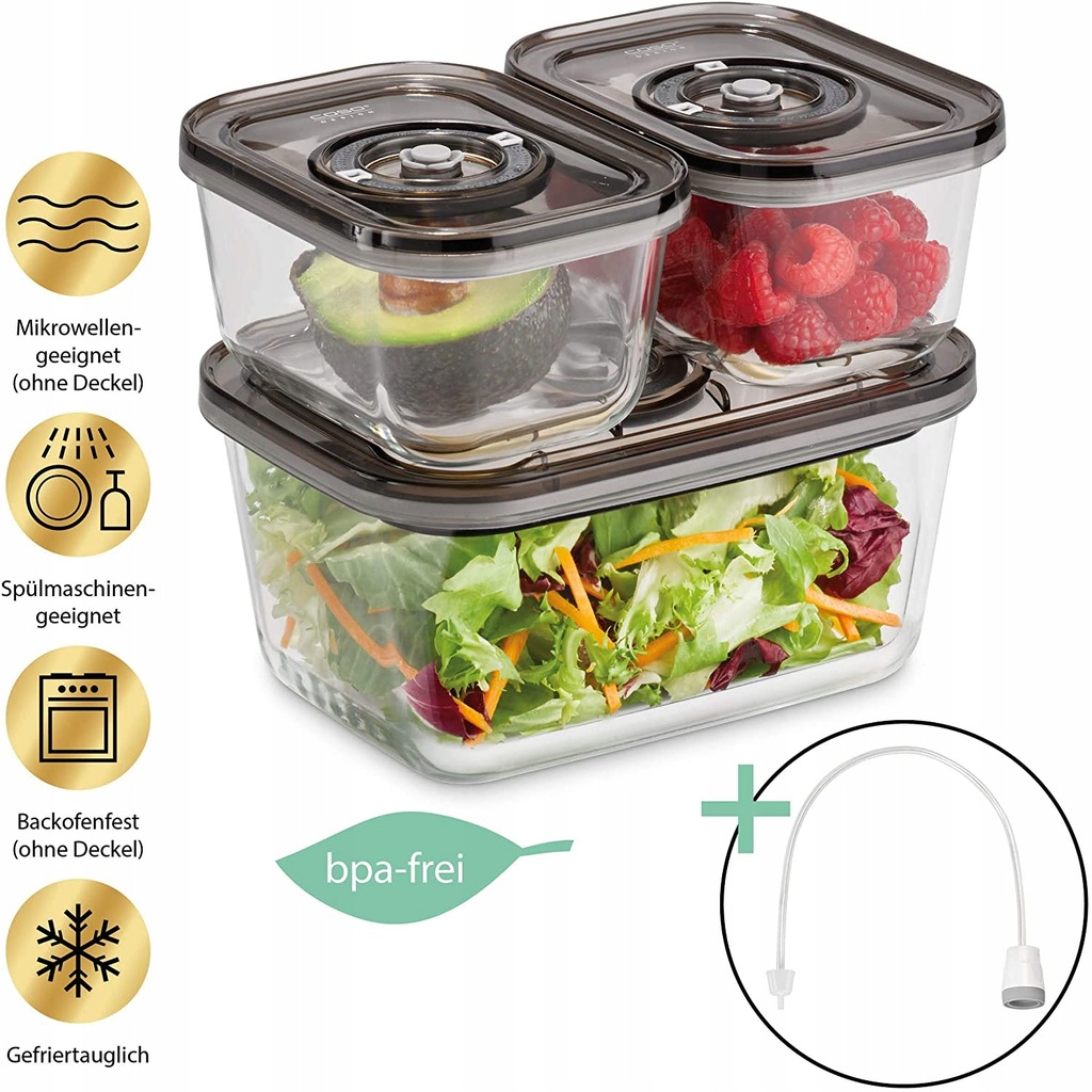 Zestaw pojemników próżniowych Caso Germany 3 szt - 11384110313 ...