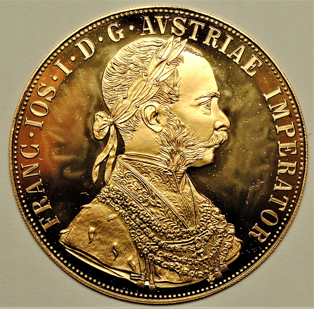 Austria 4 Dukaty 1915 piękne złoto - 12946382275 - oficjalne archiwum ...