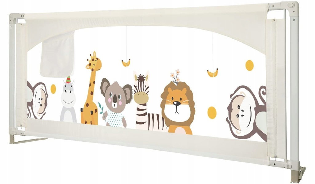 Fascol Barierka ochronna Bramka do łóżka 150cm - 13383696652 ...