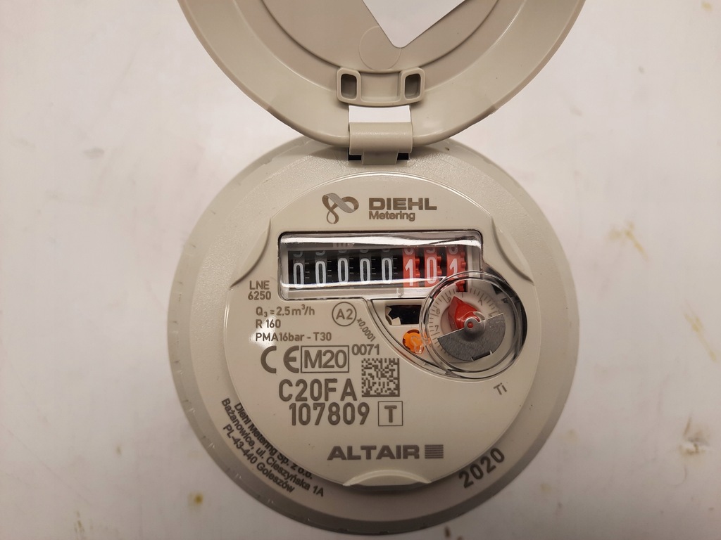 Wodomierz Diehl Metering Altair DN20 - 12822479204 - oficjalne archiwum Allegro