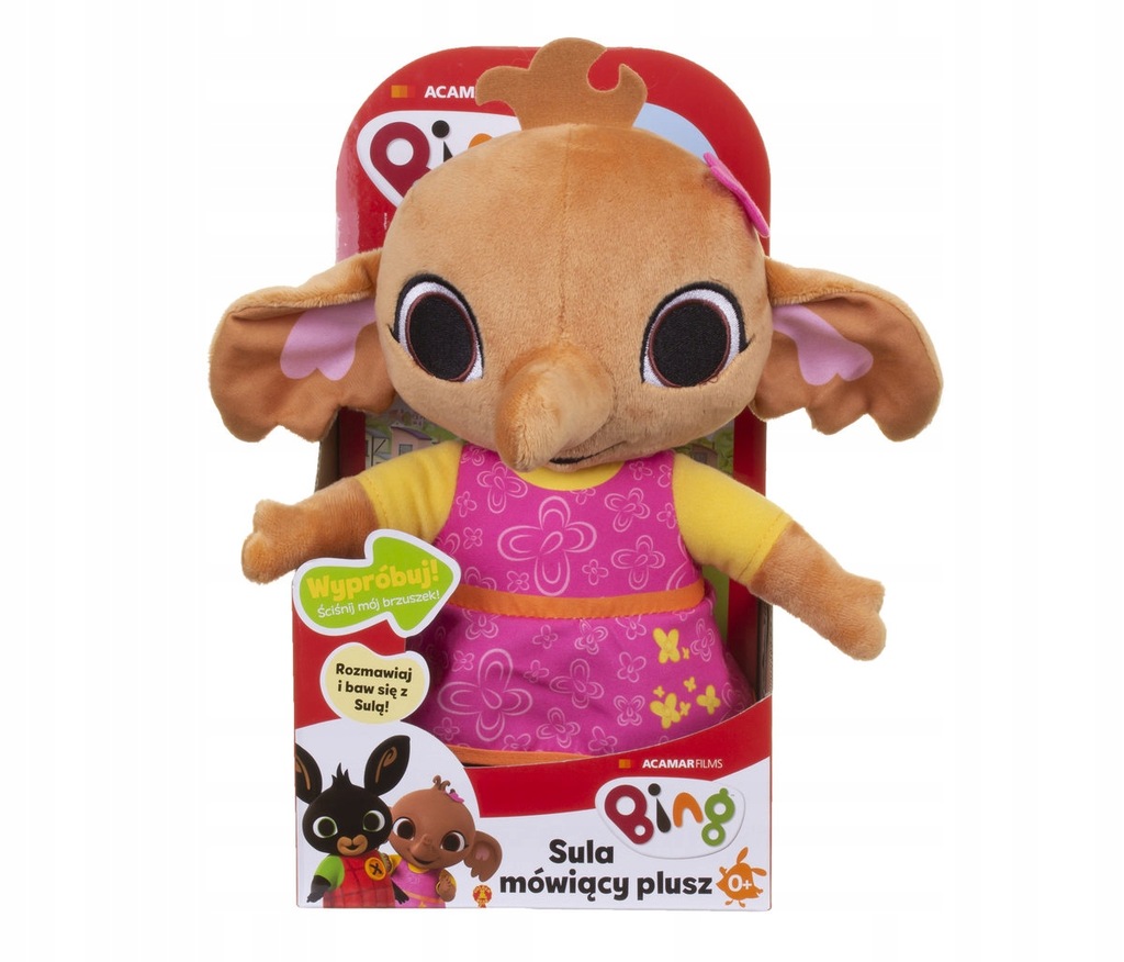 Bing Sula mówiący maskotka interaktywna 23cm - 11914586021 - oficjalne ...