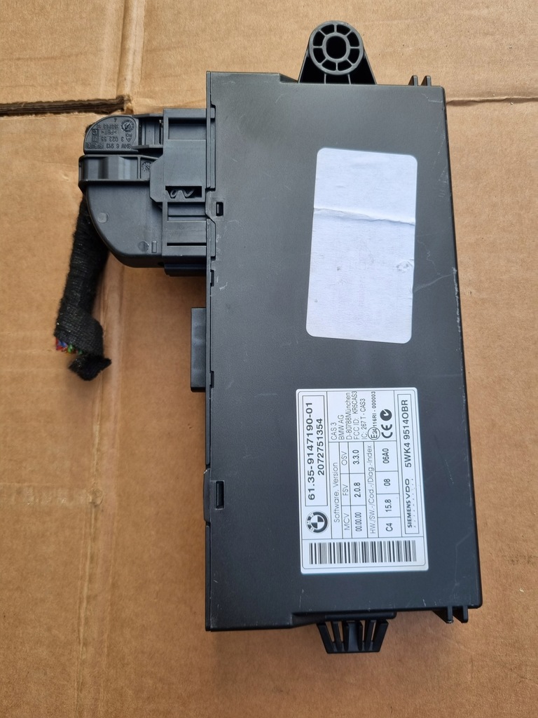 STEROWNIK MODUŁ CAS 3 BMW X6 X71 X5 E70 E60 E90 - 12991934054 ...