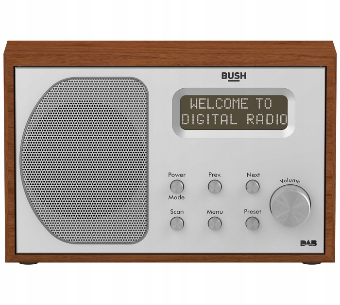 Radio BUSH drewniane Mono DAB/FM Retro - 14261745275 - oficjalne archiwum Allegro