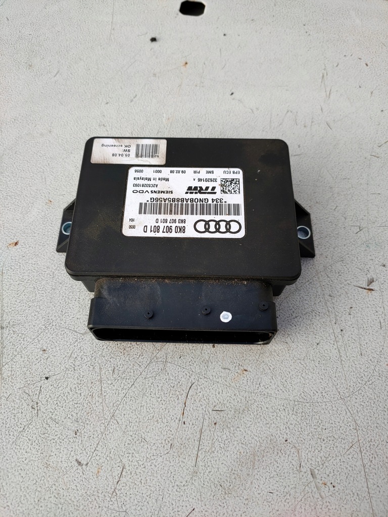 AUDI A4 B8 8K0907801H MODUŁ HAMULCA RĘCZNEGO - 11613259670 - oficjalne archiwum Allegro